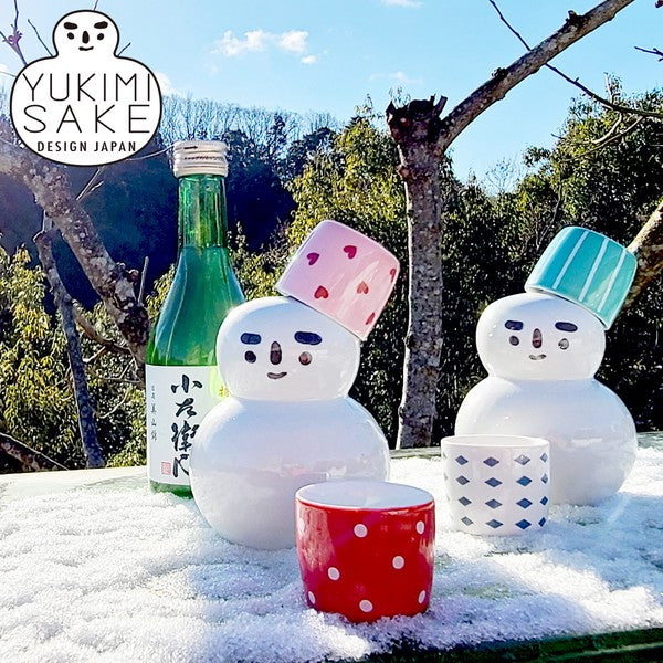 日本 YUKIMI SAKE 雪人清酒壺杯組 共四色 – KeshaSelect